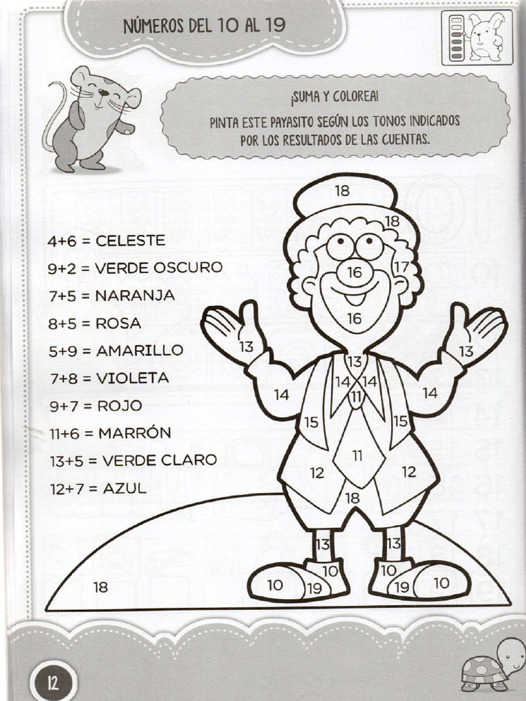 Aprendiendo Los Numeros 6 | PDF