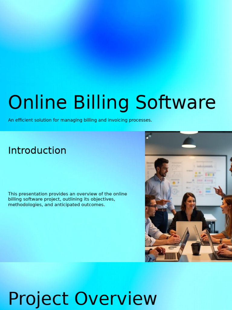 Online Billing Software | PDF | Databases | Usability
