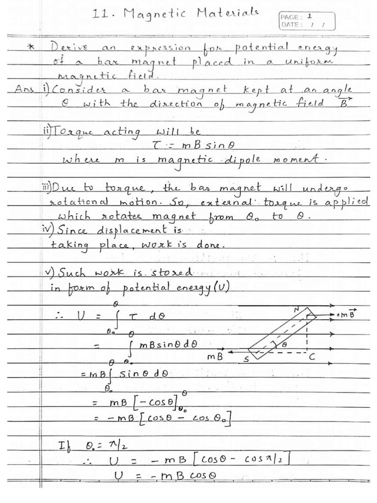 Magnetic Materials-1 | PDF