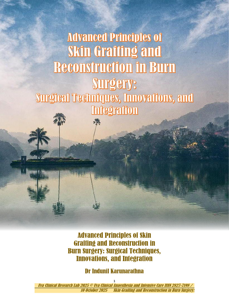 Skin Grafting and Reconstruction in Burn Surgery Surgical Techniques ...