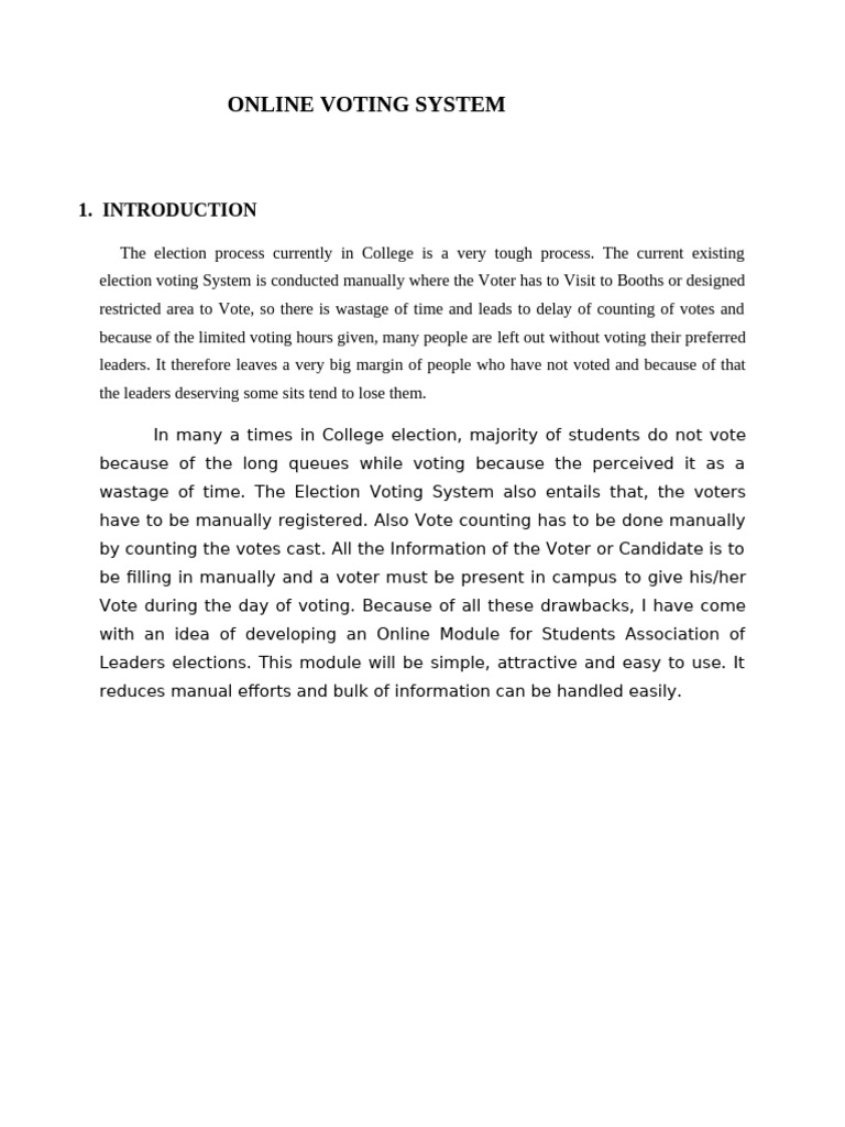Online Voting System Application | PDF | Microsoft Sql Server | Databases
