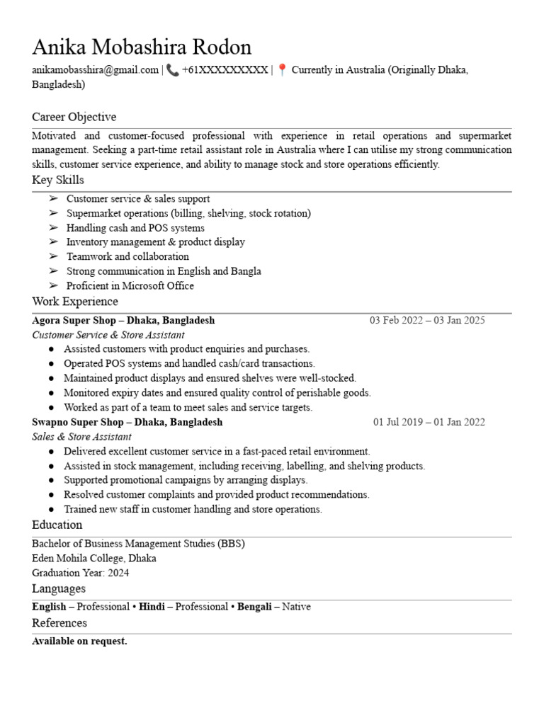 Anika Mobashira Rodon (1) | PDF