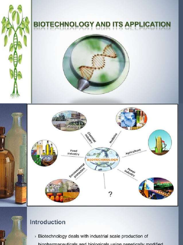 Biotechnology and Its Application | PDF
