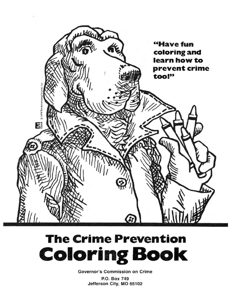 The Crime Prevention Coloring Book (McGruff) | PDF