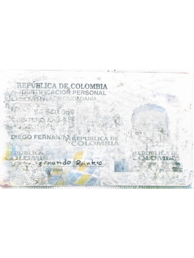 Colombia - Id - Card 17 09 2025 11 04 | PDF