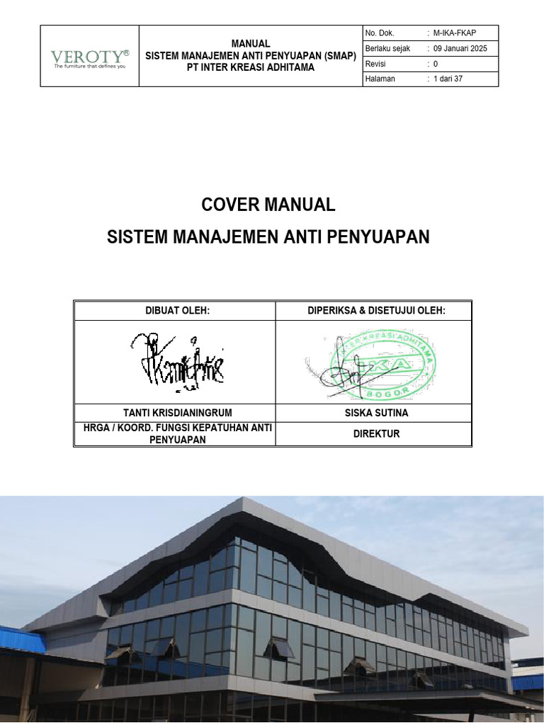 Manual SMAP PT Inter Kreasi Adhitama | PDF