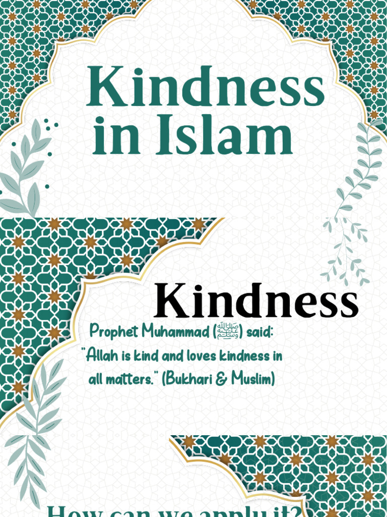 Kindness in Islam: A Guide for Students | PDF