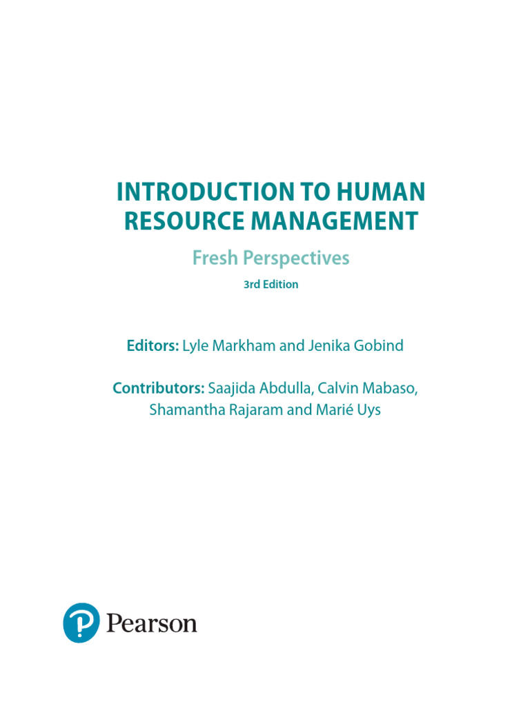 Human Resource Management Overview | PDF | Performance Appraisal ...
