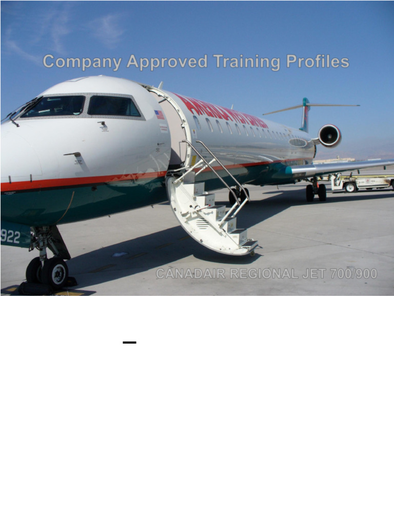 CRJ 700/900 Training Profiles Guide | PDF | Takeoff | Aviation
