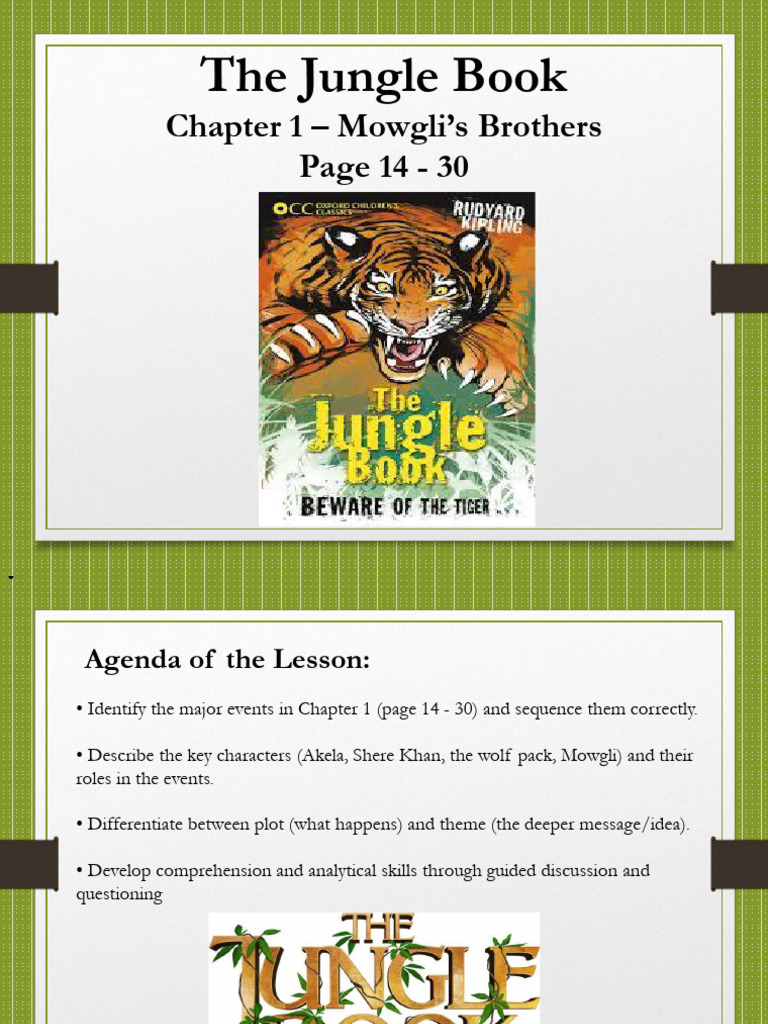 Jungle Book - Chapter 1 (Page 15 - 30) | PDF | Bagheera | Shere Khan