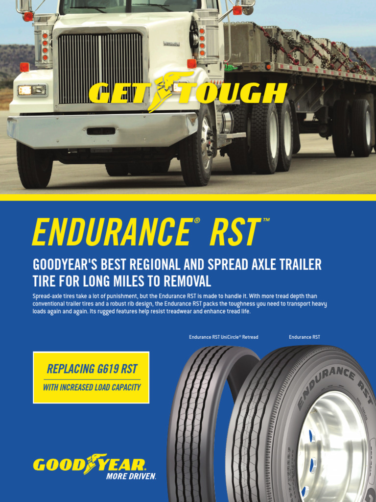 Endurance RST Trailer Tire Overview | PDF | Tire | Transport
