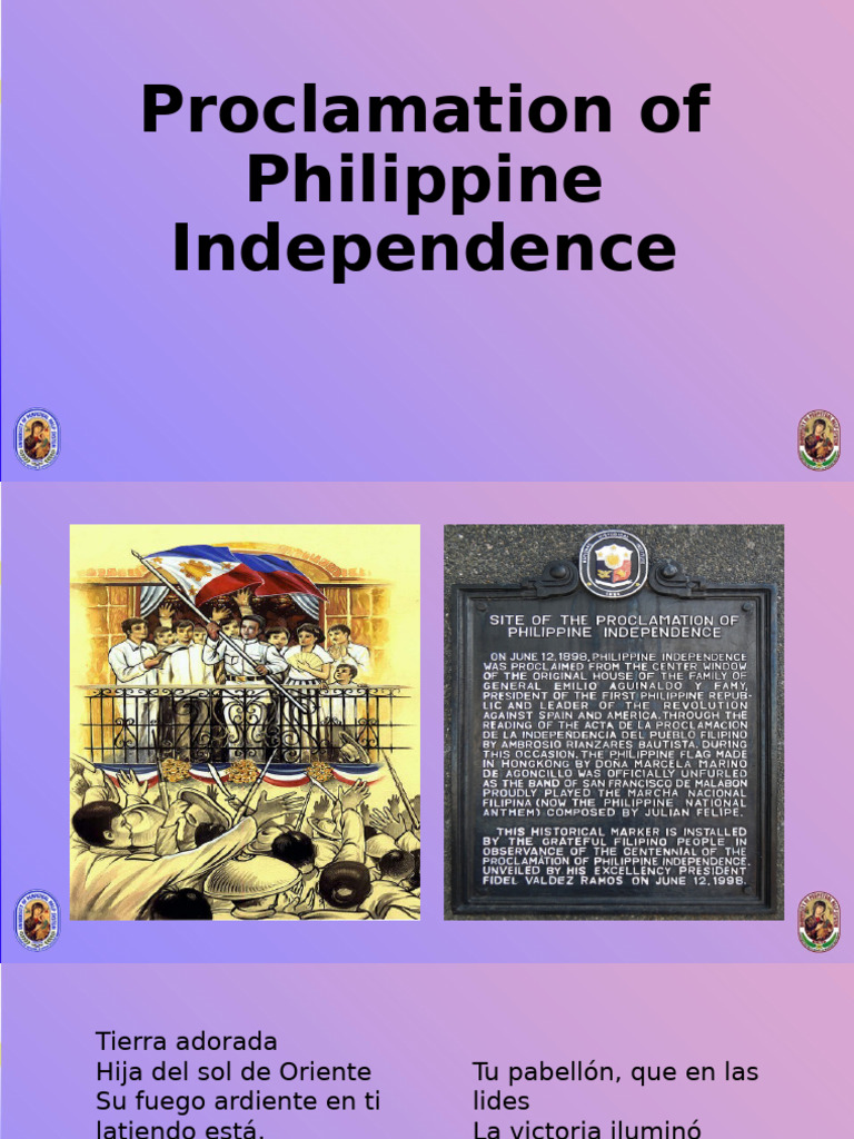 Proclamation of Phil Independence 1 | PDF | Philippines–Spain Relations ...