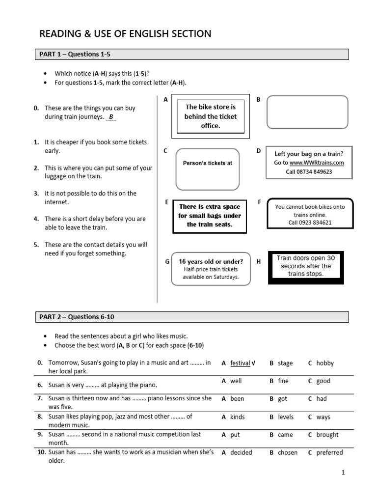 English Reading Comprehension Practice | PDF