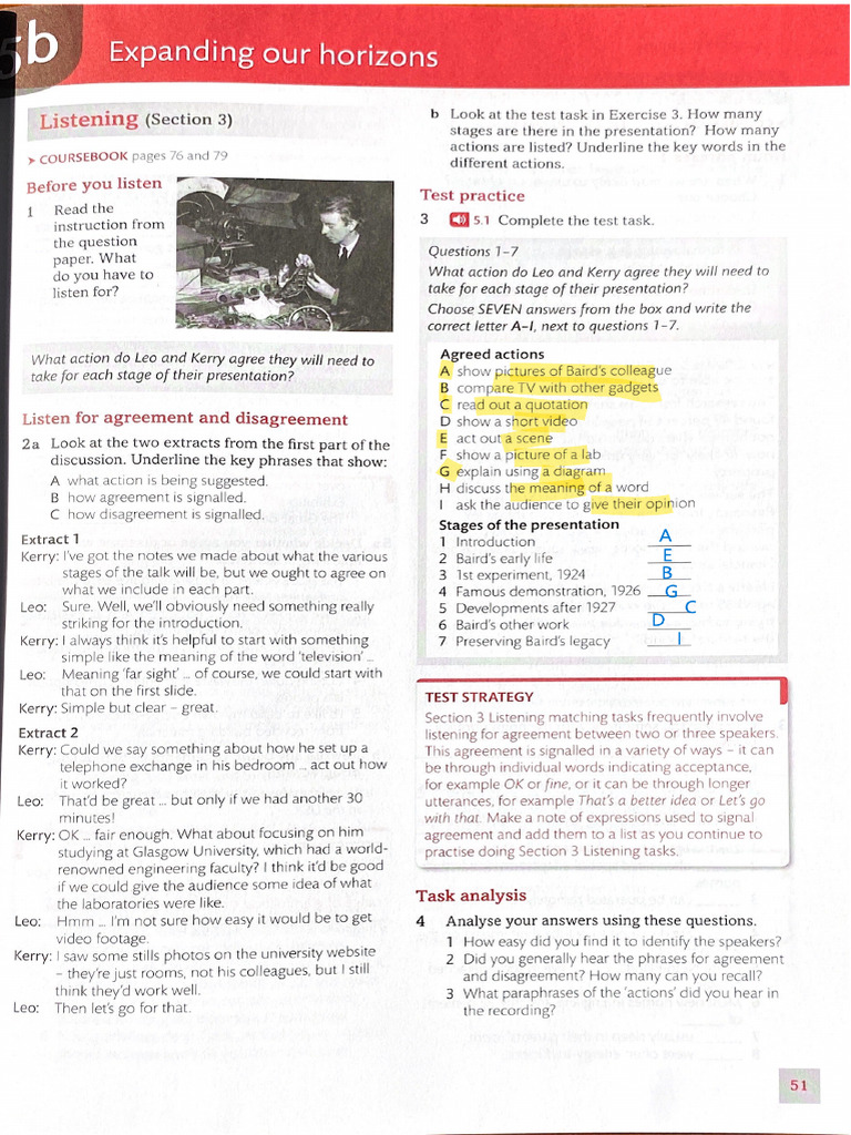 WB - Unit 5b - pp.51 | PDF