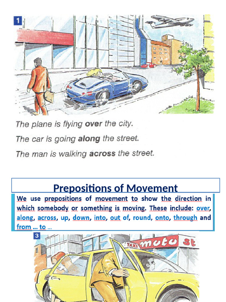 Prepositions of Movement Class | PDF