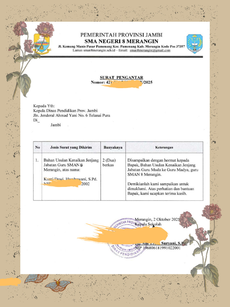 Surat Pengantar Jafung | PDF