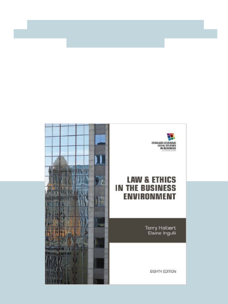 Etextbook 978-1285428567 Law and Ethics in The Business Environment ...