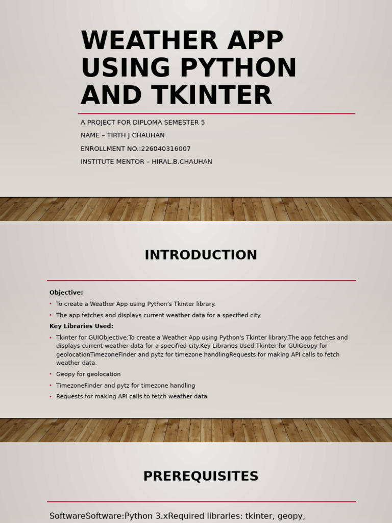 Weather App Using Python and Tkinter | PDF | Button (Computing) | Usability
