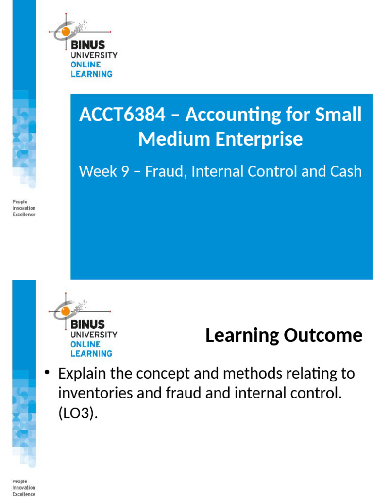 Fraud and Internal Control in Cash Management | PDF | Internal Control ...