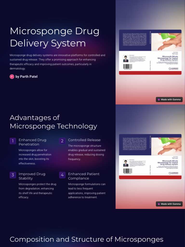 Microsponge-Drug-Delivery-System | PDF | Topical Medication | Clinical ...