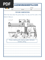 Picture Composition Worksheet for Class 4 | PDF