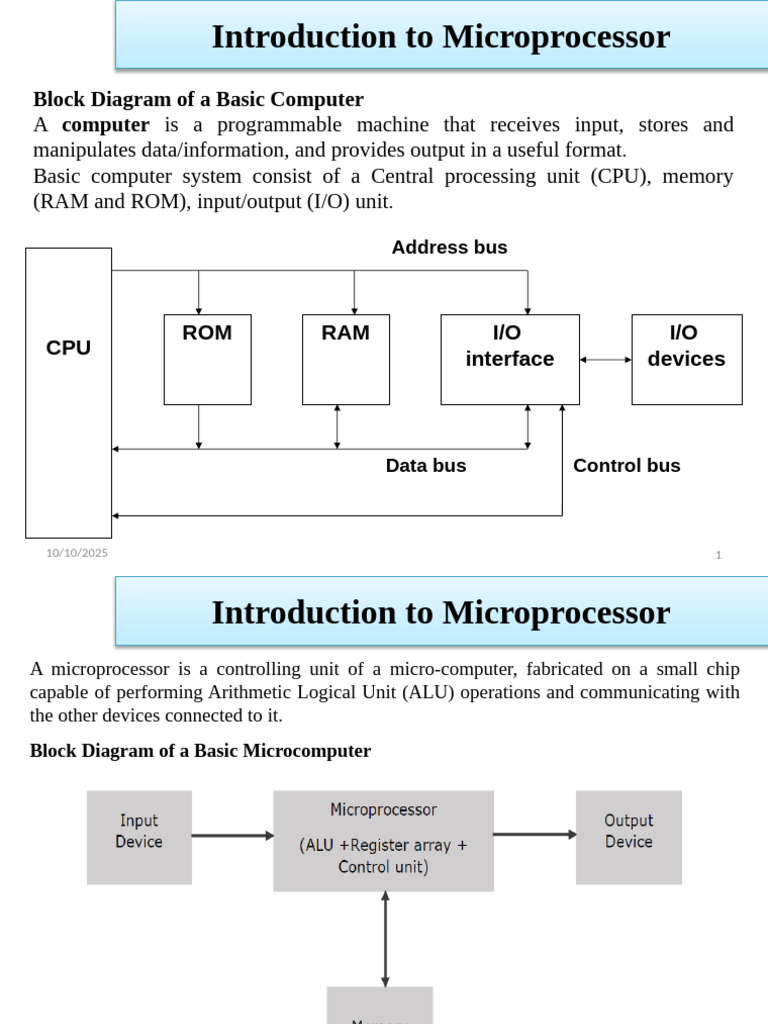 Unit-1 Microprocessor DTU | PDF | Central Processing Unit | Integrated ...