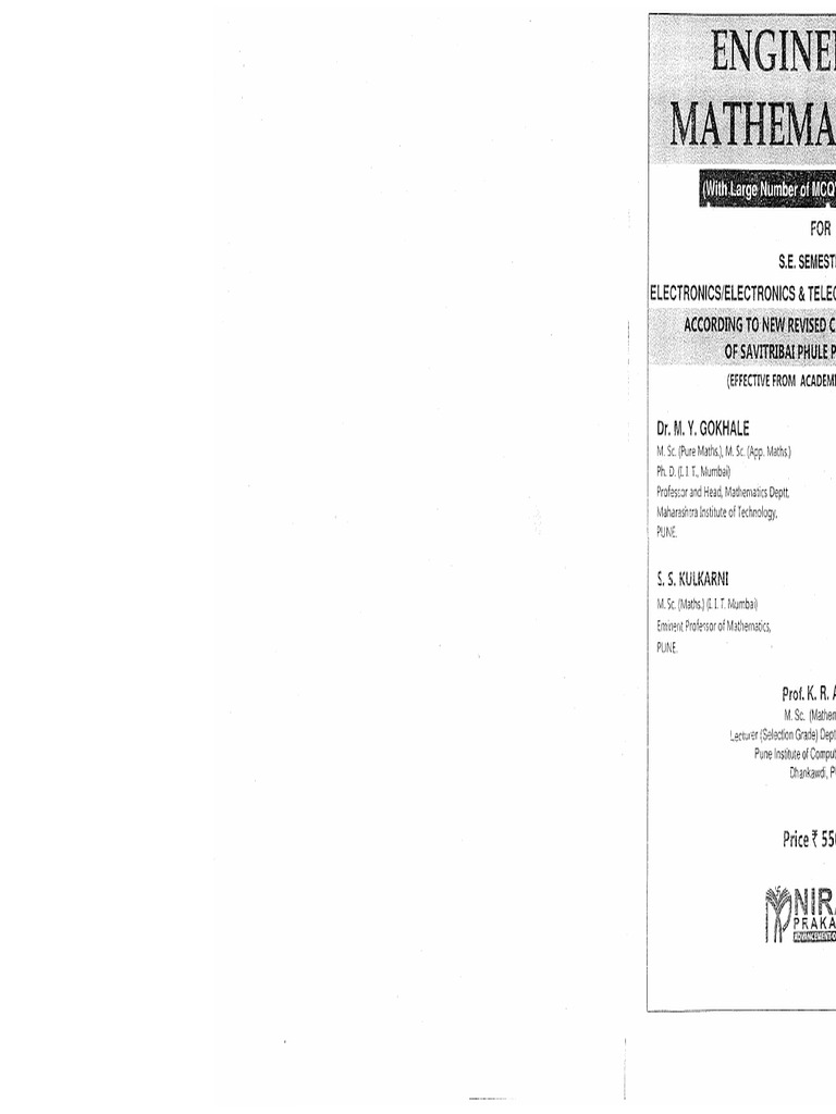 M3 Nirali Book | PDF