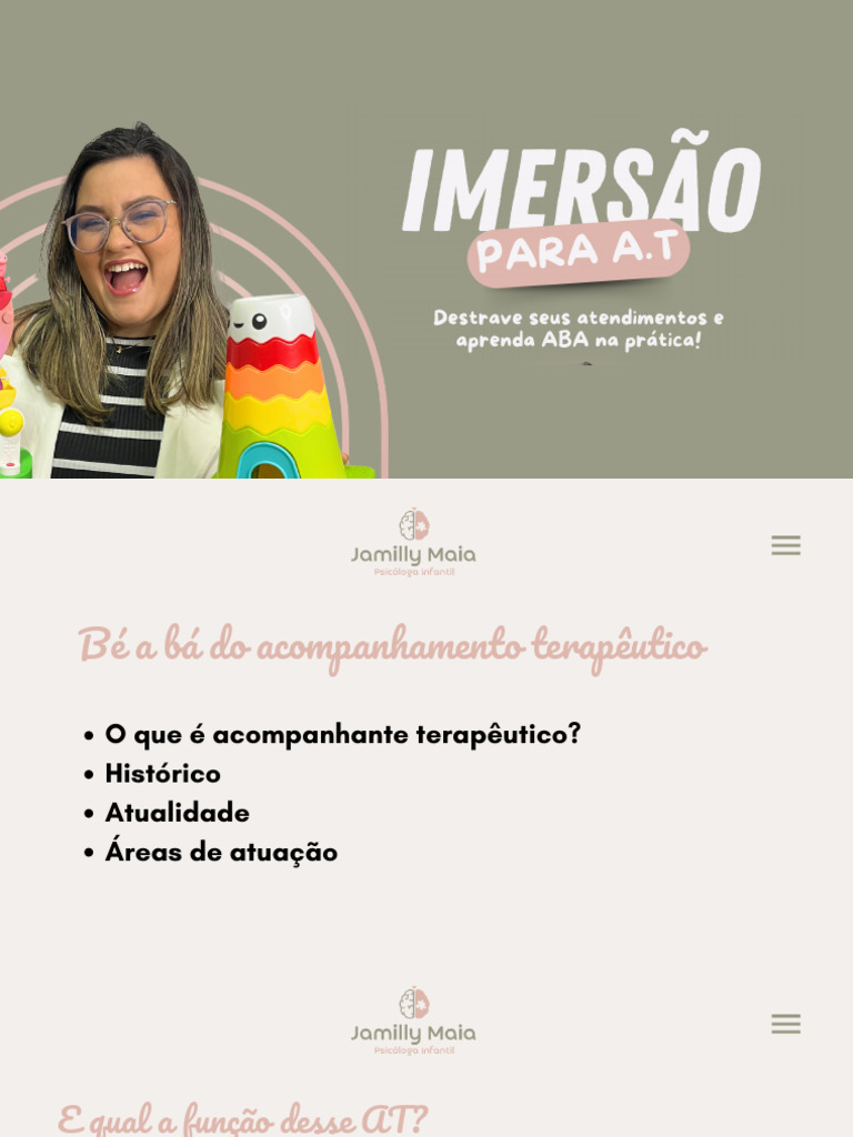 Acompanhamento Terapêutico e ABA | PDF | Reforço | Autismo