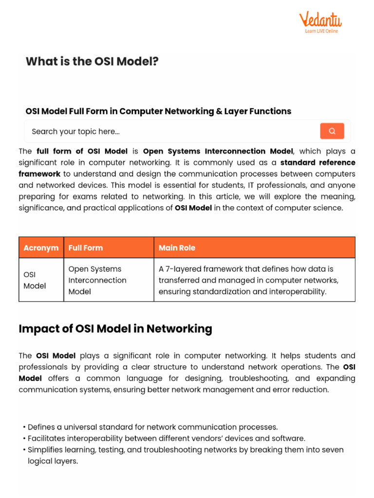 What Is The OSI Model | PDF