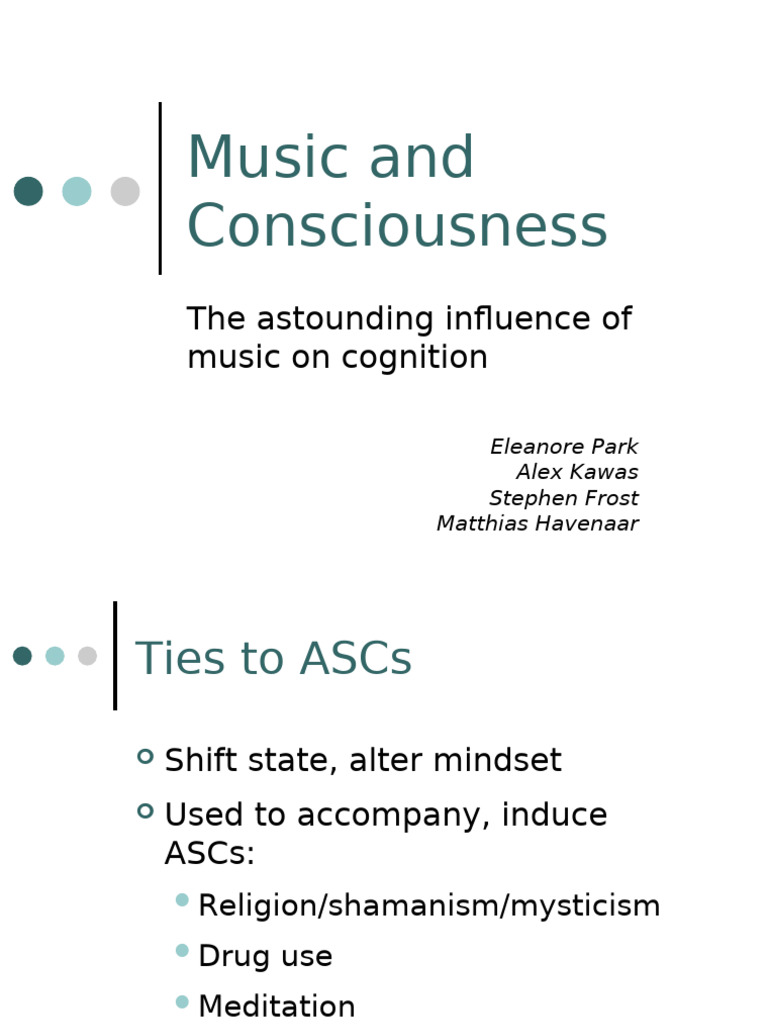 Music and Consciousness 06 | PDF | Reward System | Neuroscience