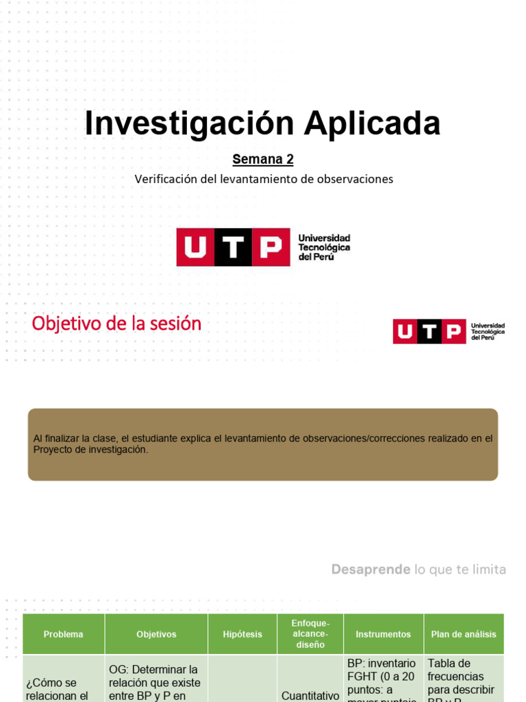 S02 - s1 - Verificación de Observaciones | PDF | Metodología | Método ...