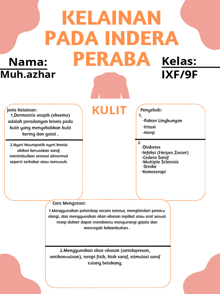Kelainan Indera Peraba Kulit dan Solusinya | PDF