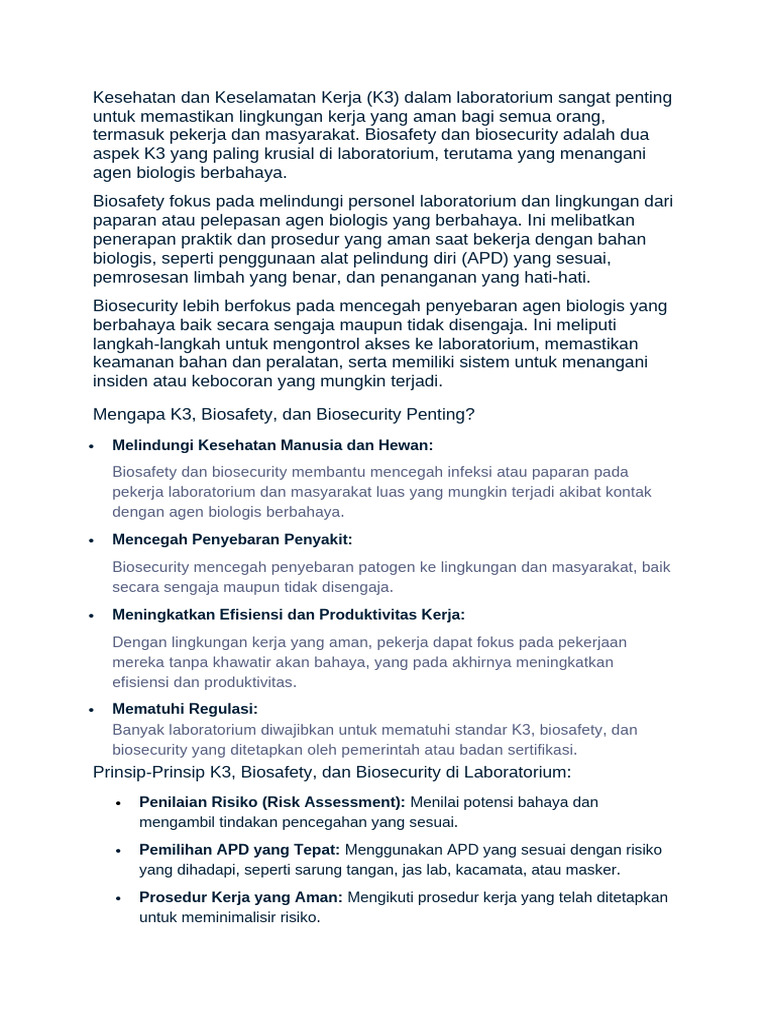 Kesehatan Dan Keselamatan Kerja | PDF