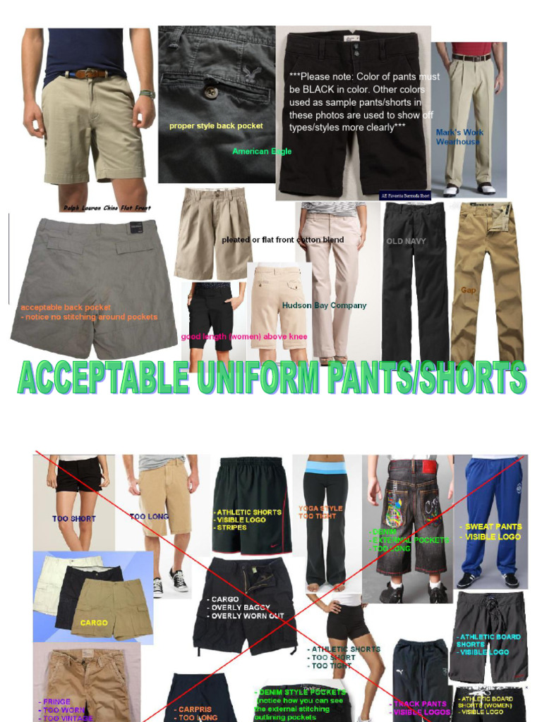 Uniform Pant Policy | PDF