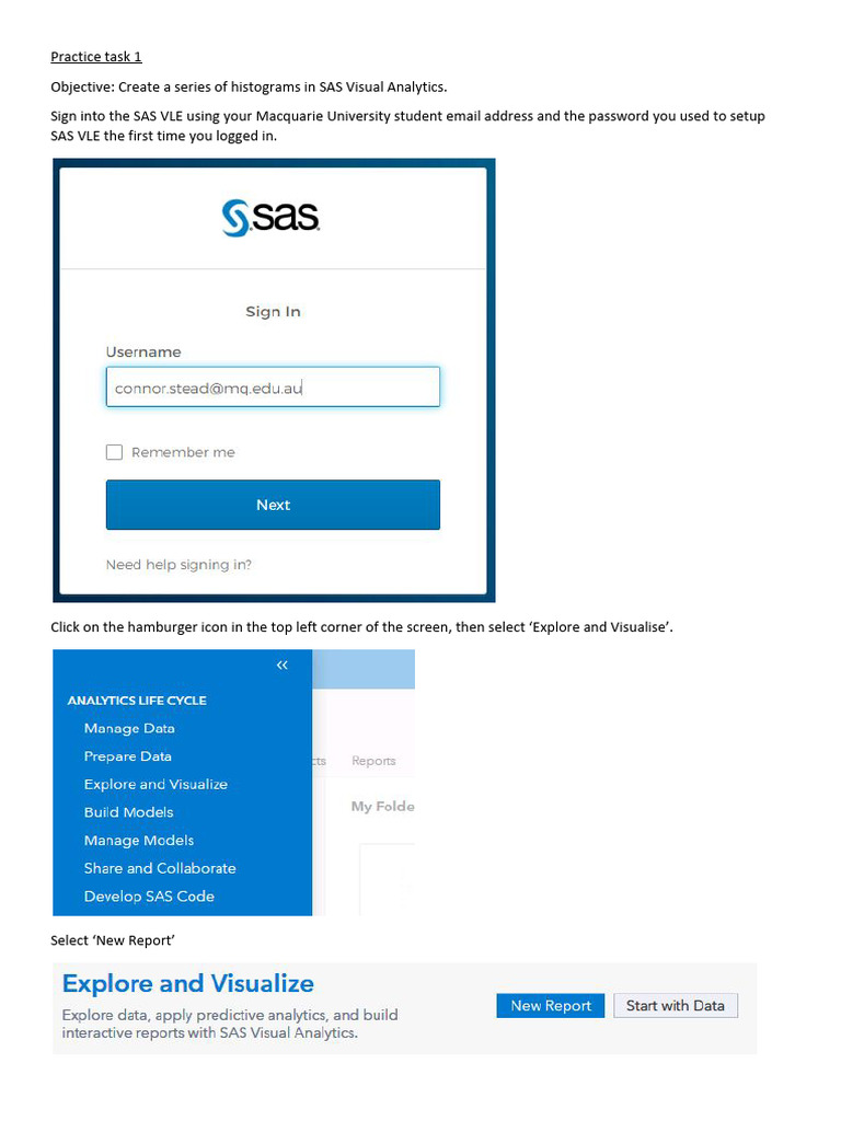 Create Histograms and Scatterplots in SAS | PDF | Histogram ...