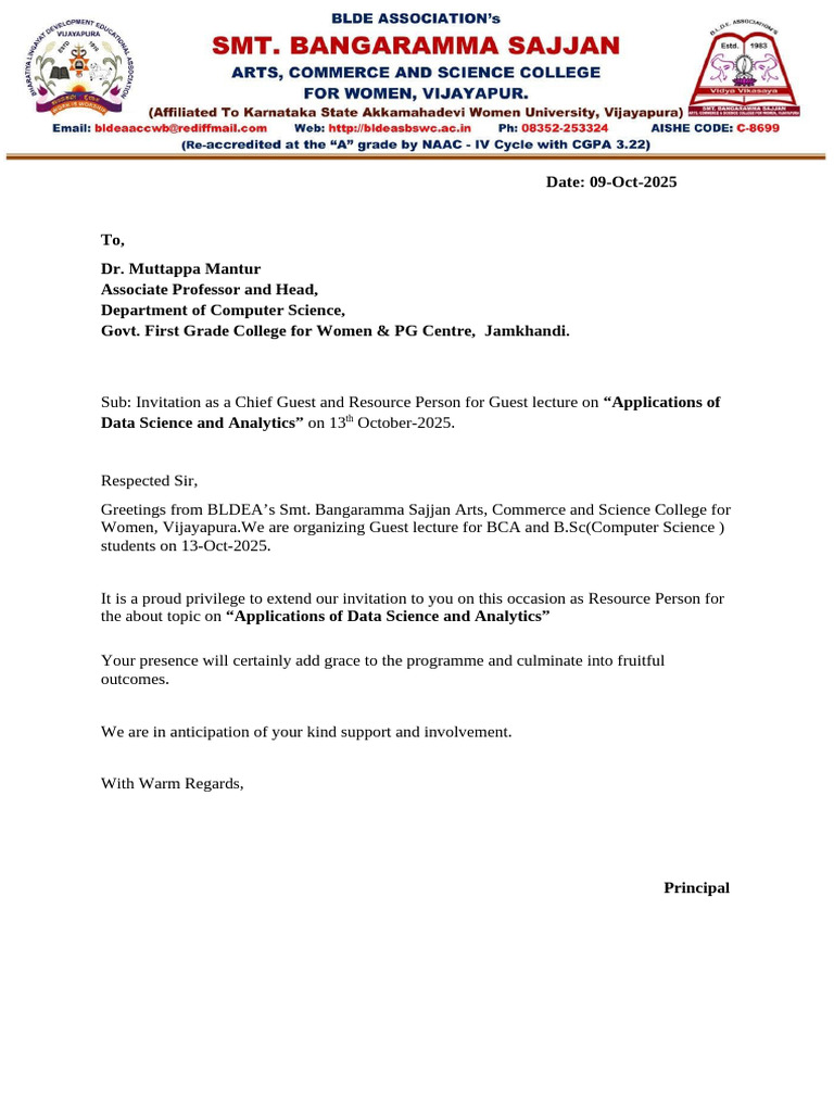 Invitation Mantur Sir | PDF