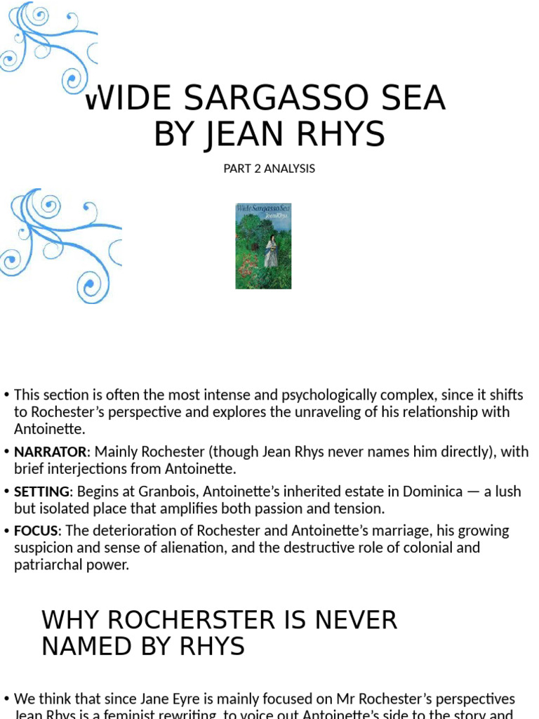 Analysis of Rochester's Perspective in Wide Sargasso Sea | PDF | Jane Eyre