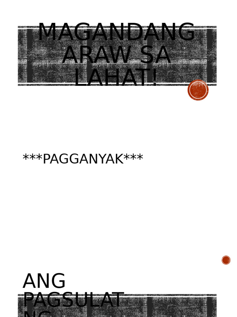Ang Pagsulat NG Diskurso | PDF