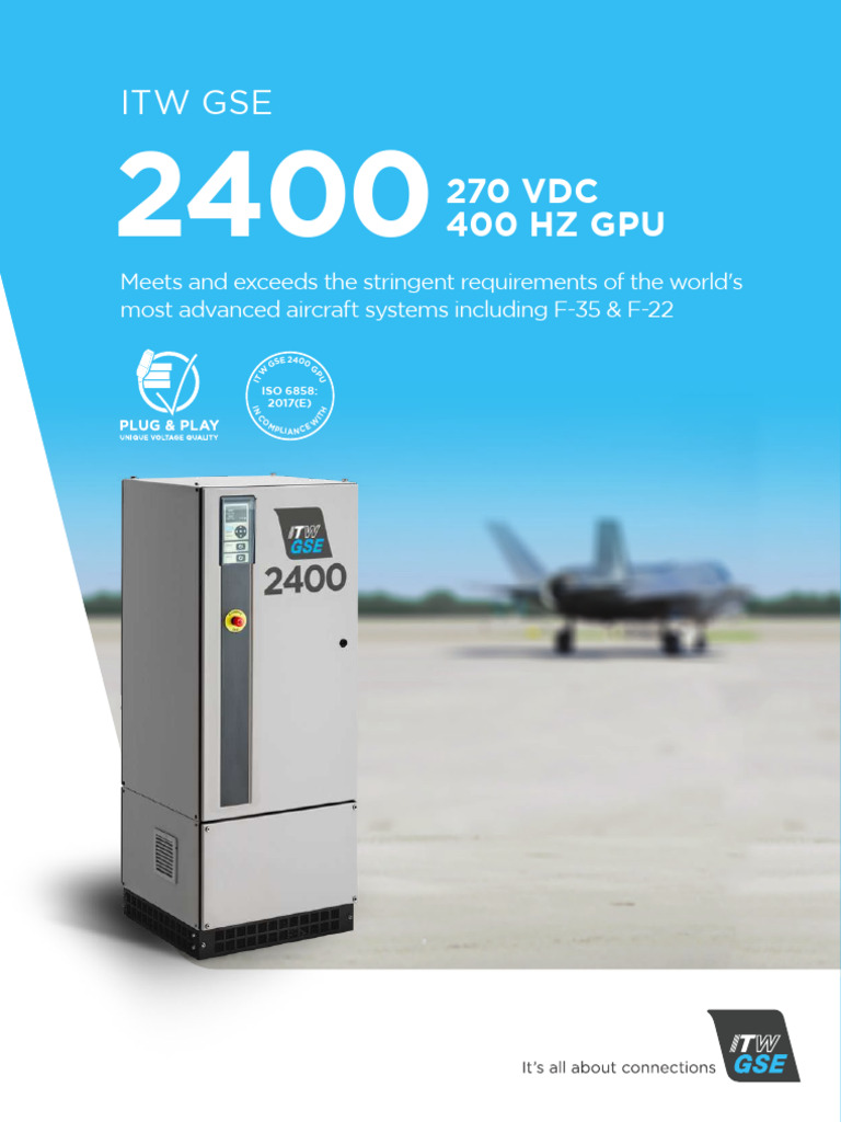 ITW GSE 2400 GPU for Military Aircraft | PDF | Electrical Engineering ...
