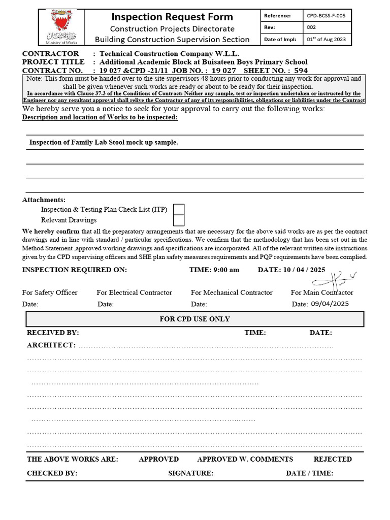 Ir 594 Family Lab Stool Sample Mock Up | PDF