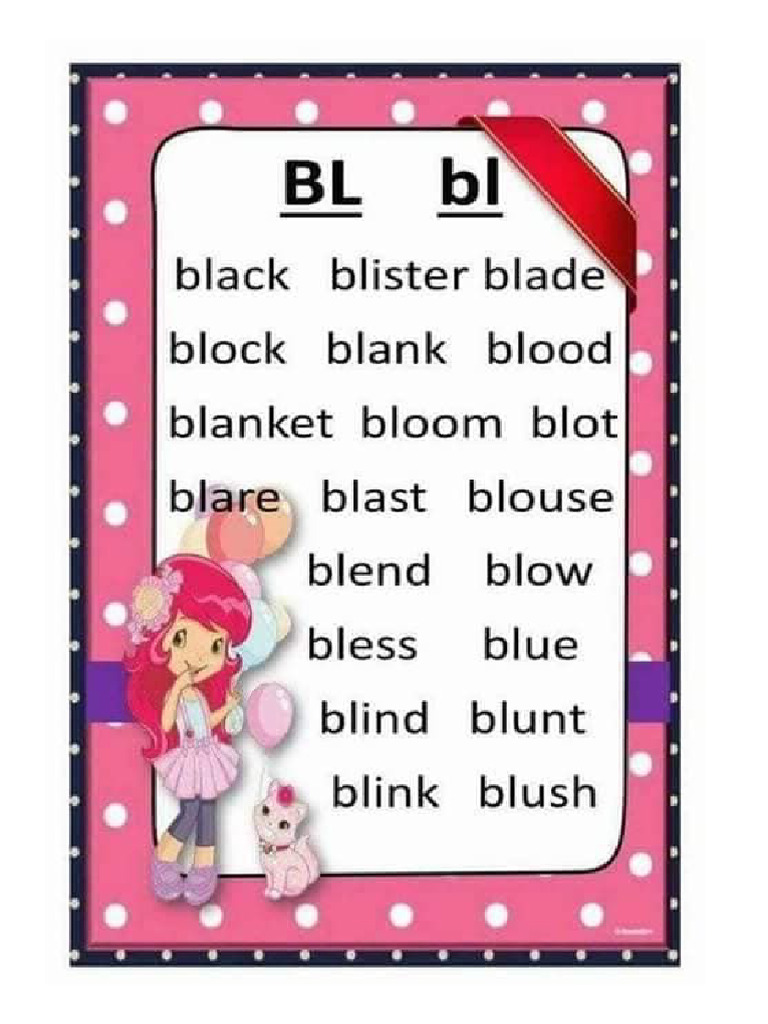 Consonant Blend Materials | PDF