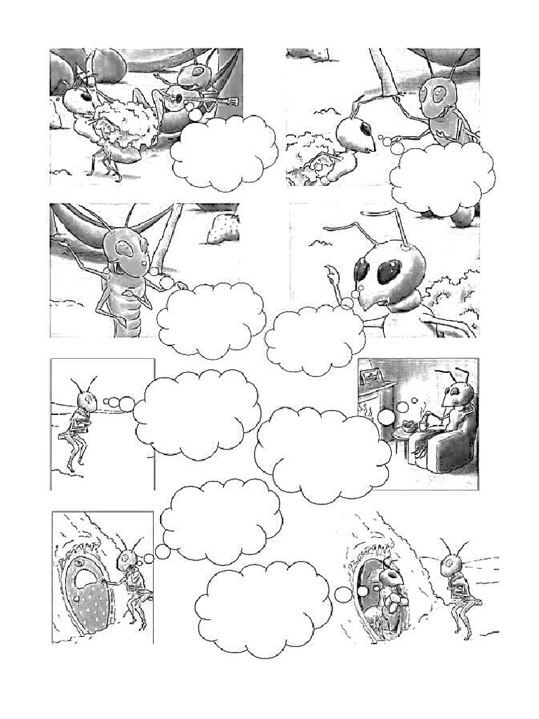Cvrčak I Mrav Listić | PDF