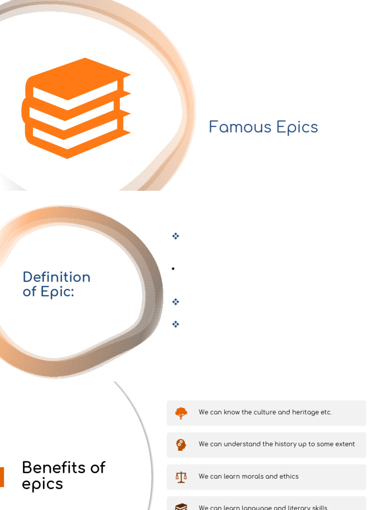 Overview of Famous Epic Literature | PDF | Epic Poetry | Memory