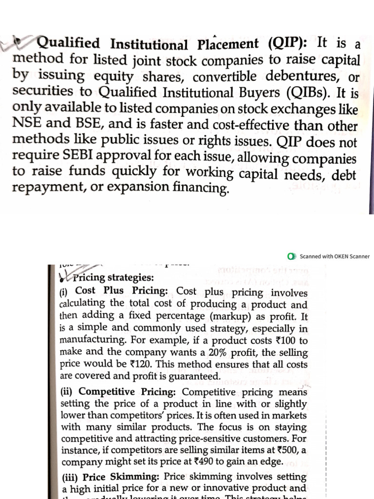 Additional Topics of Commerce 12 | PDF