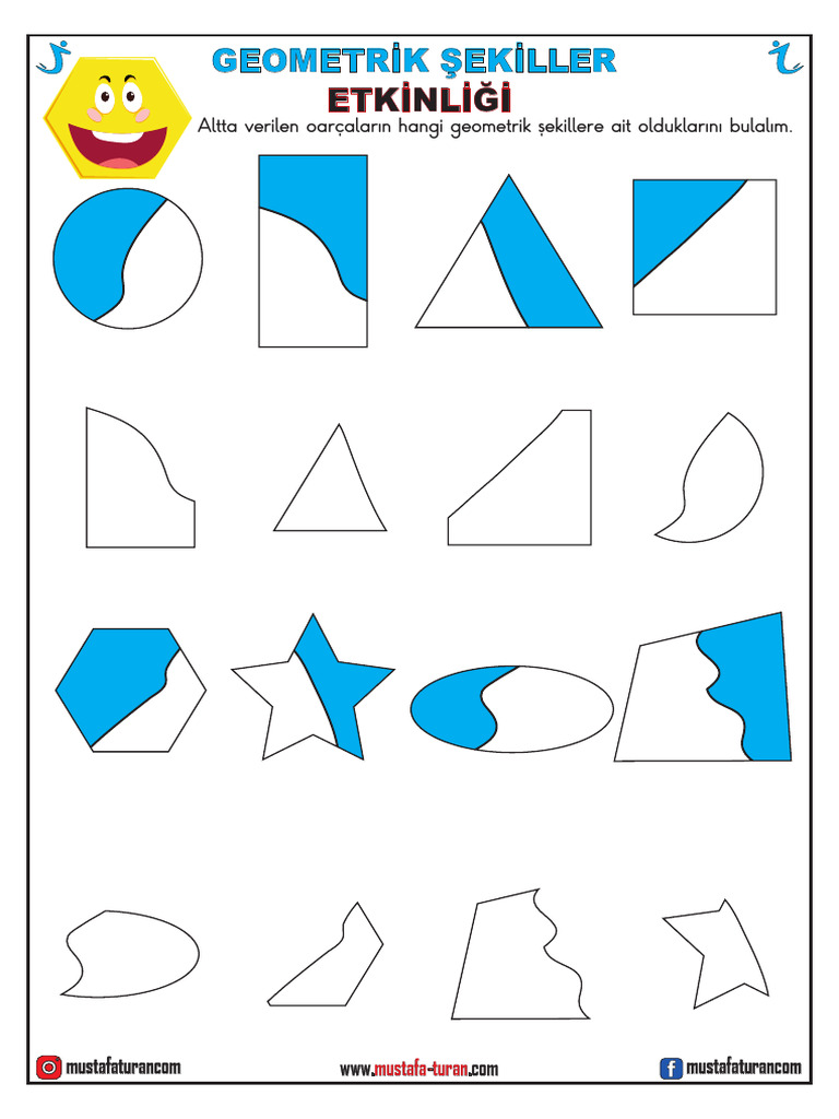 Geometrik Sekiller Kavram Etkinlikleri 17 | PDF