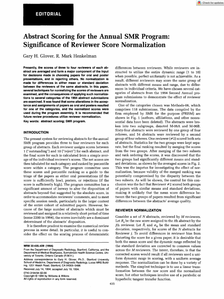 Magnetic Resonance in Med - October 1994 - Glover - Abstract Scoring ...