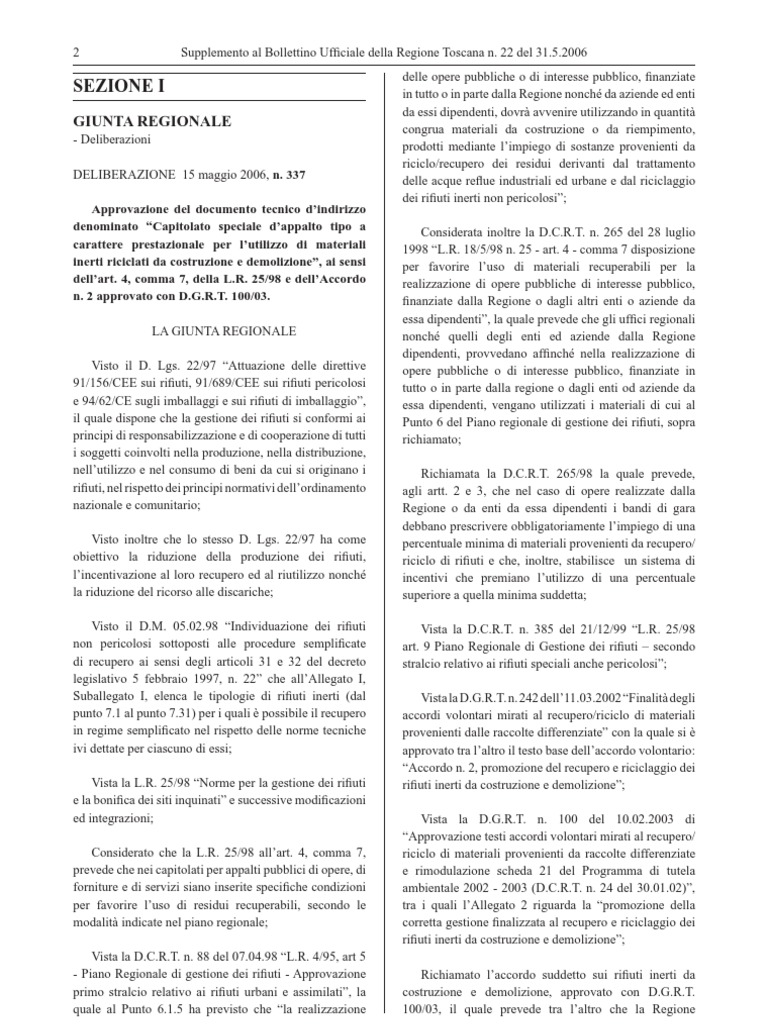 Capitolato Speciale D'appalto Tipo A Carattere Prestazionale Per L ...