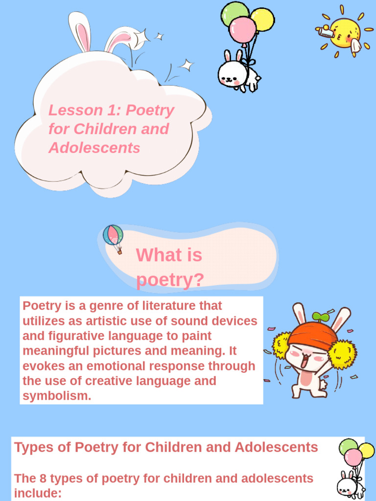 Types of Poetry for Kids and Teens | PDF | Poetry | Sonnets