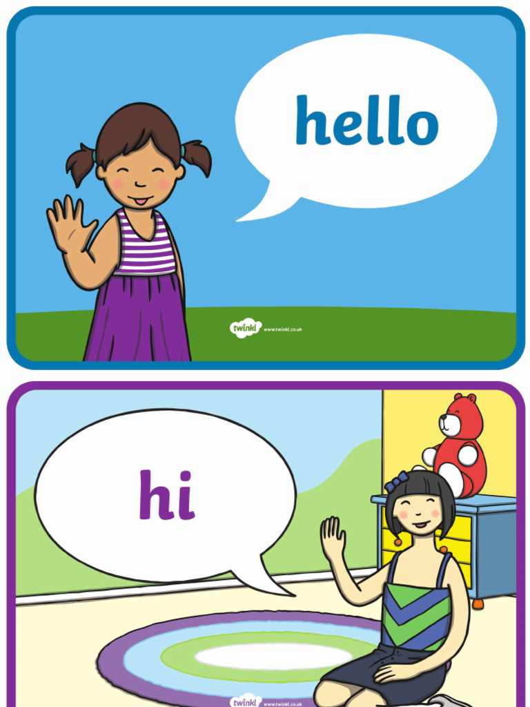 T E 662 English Greetings Display Posters | PDF