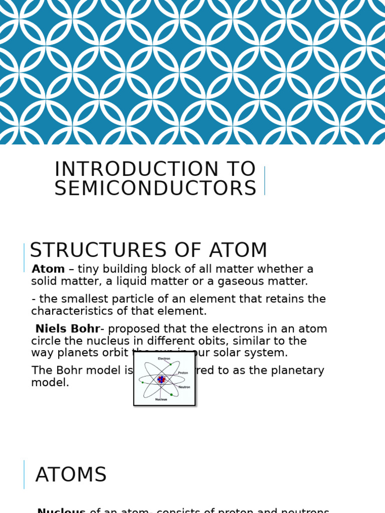 3 Introduction to Semiconductors | PDF | P–N Junction | Semiconductors